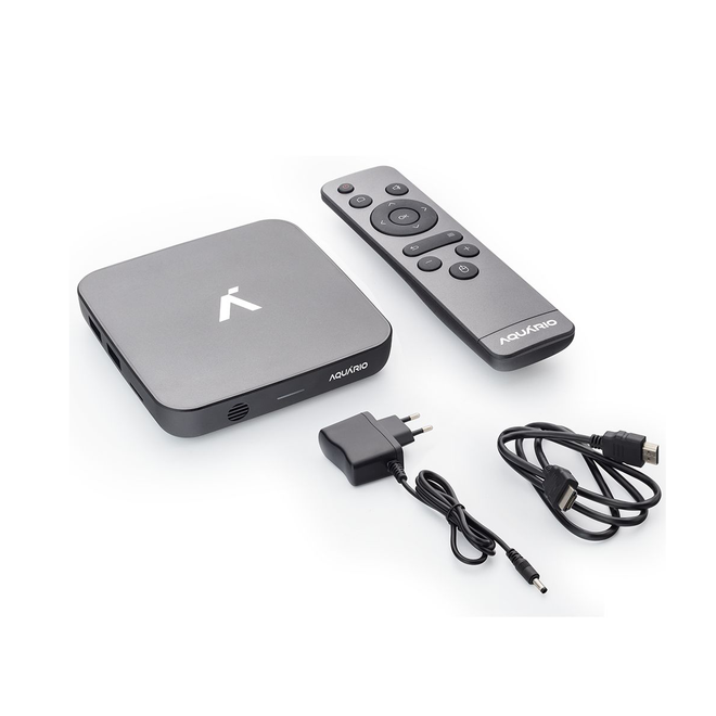 SMART TV BOX AQUARIO 4K STV3000 PLUS PTO - AQUARIO