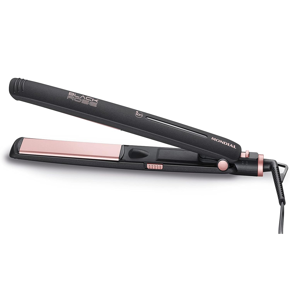 Prancha Mondial Alisadora Ultra P-27 Preto/Rose - MONDIAL