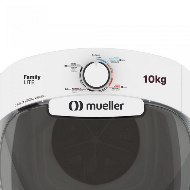 Lavadora de Roupas Semi Automática Family Lite 10KG Mueller - MUELLER