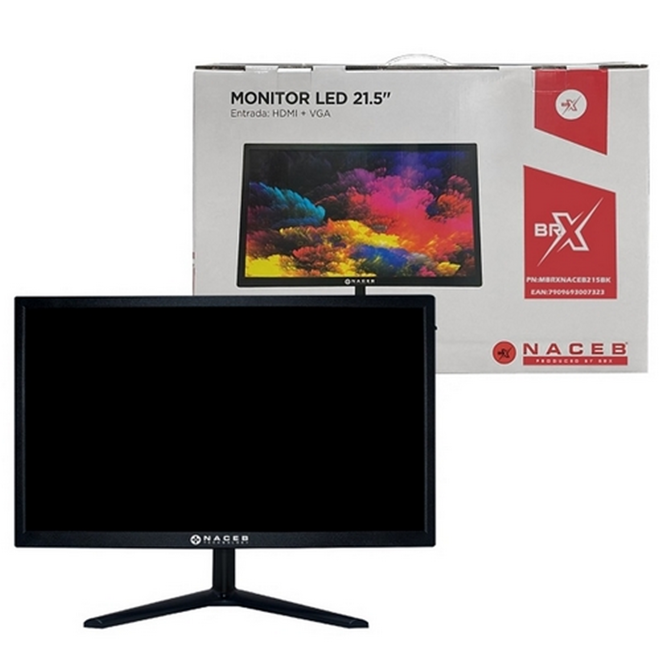 MONITOR BRX 21,5 " FHD LED PRETO - BRX