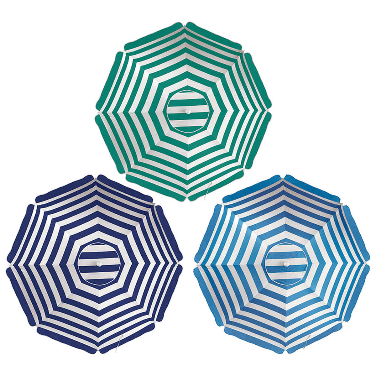 GUARDA-SOL MOR ALUMÍNIO 2,60M CORES SORTIDAS ARTICULÁVEL - MOR