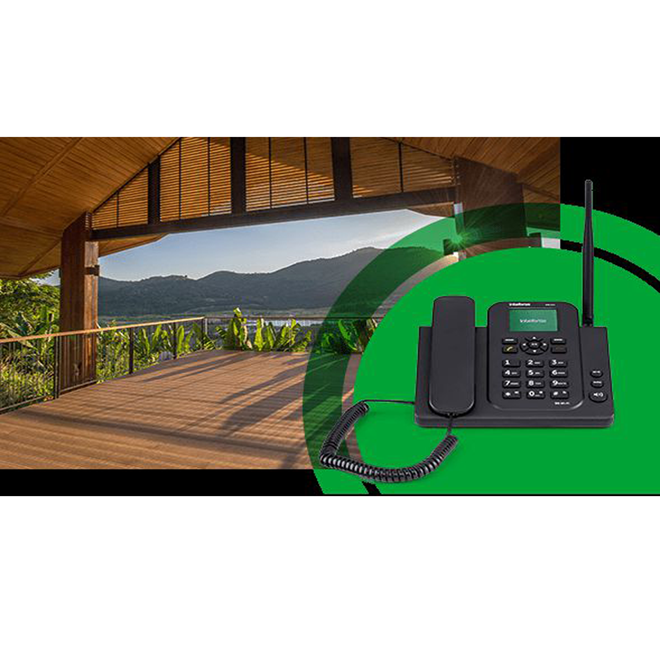 Telefone Intelbras Fixo CFW 8031 WIFI 3G - INTELBRAS