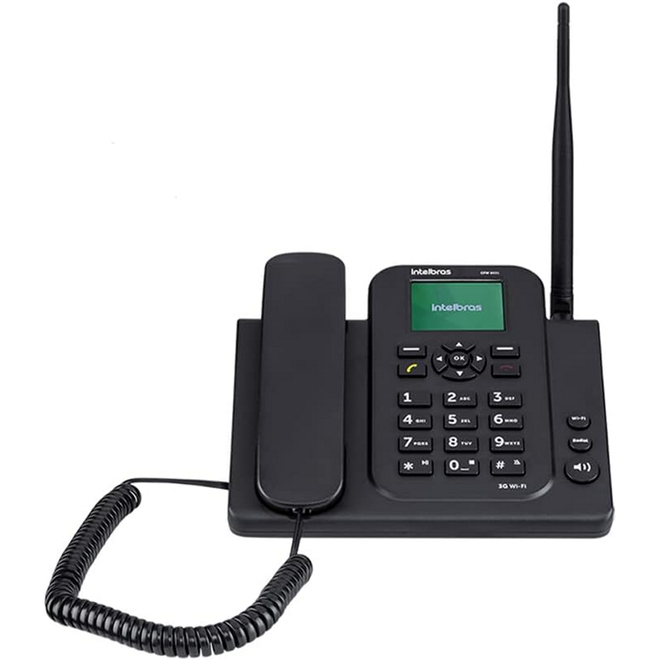 Telefone Intelbras Fixo CFW 8031 WIFI 3G - INTELBRAS